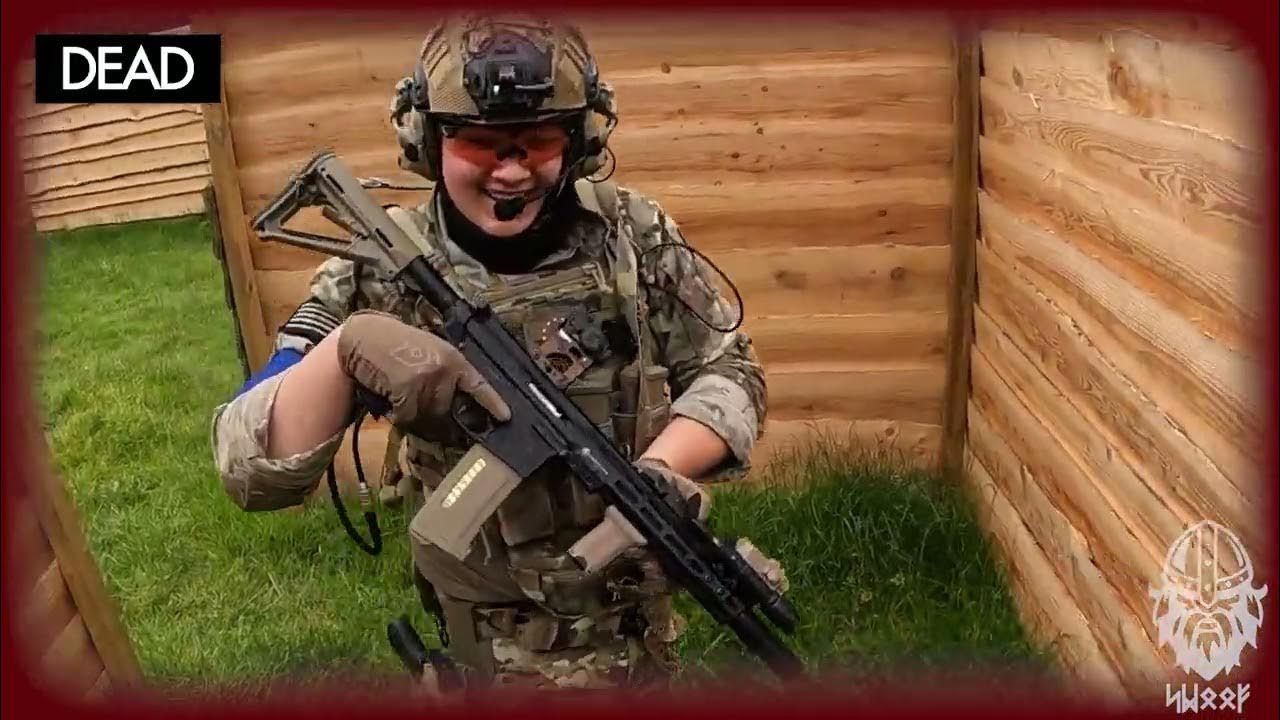 HK416 airsoft Gameplay, [ Airsoft skirm ] - YouTube