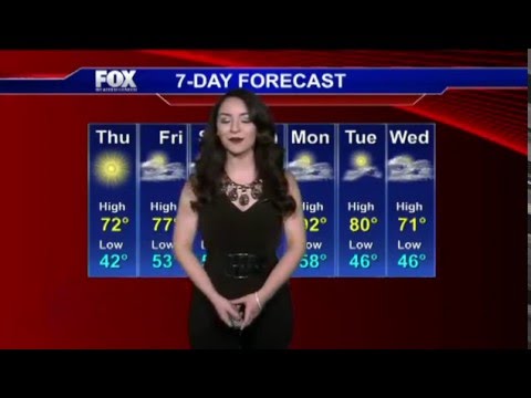 Maria Perez on Fox 2 News Weather Report 01-27-16 - YouTube