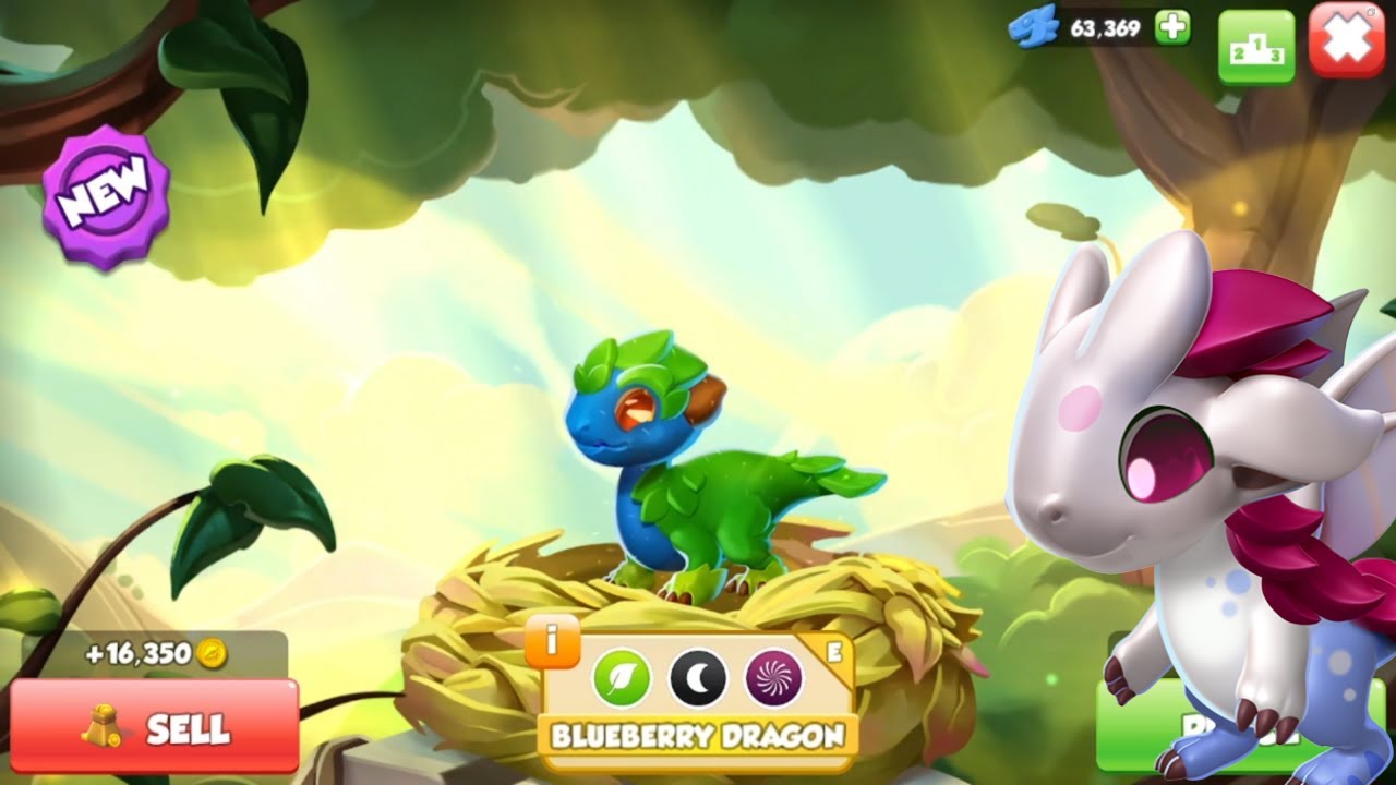 Melusine and Blueberry Dragons Hatching│dragon mania legends s2. ep 210 ...
