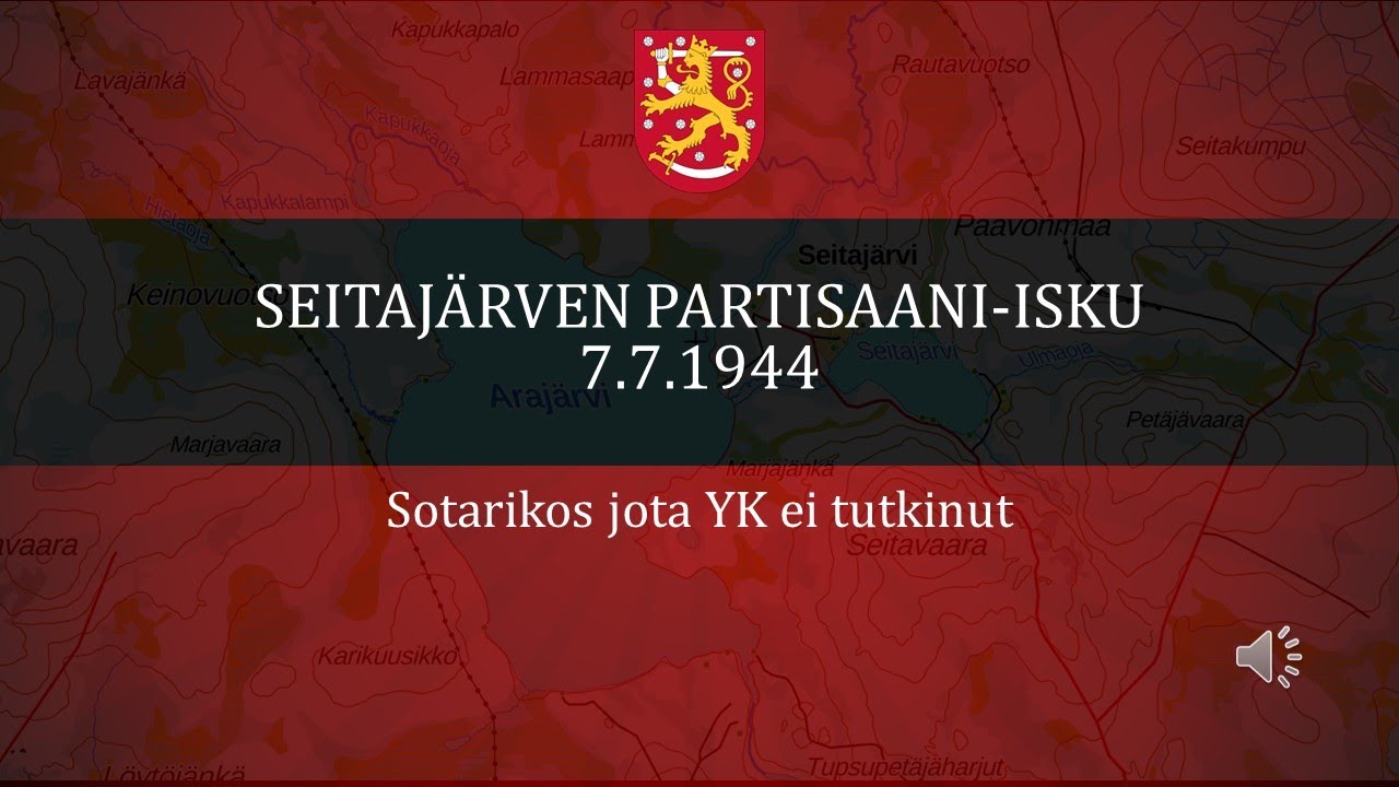 Seitajärven partisaani isku 7.7.1944 - kahdeksankymmentä vuotta sitten ...