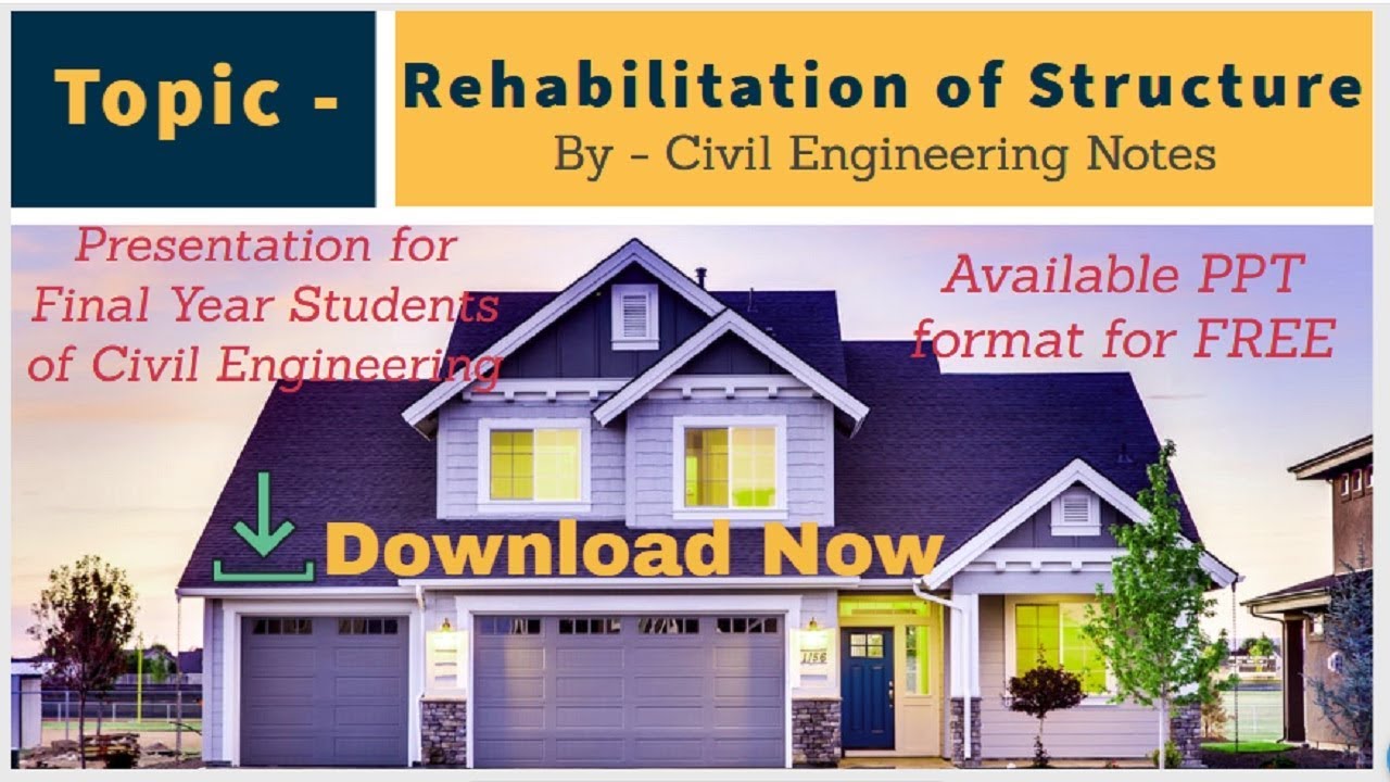 Repair and Rehabilitation of Structure by www.civilenggnotes.com - YouTube