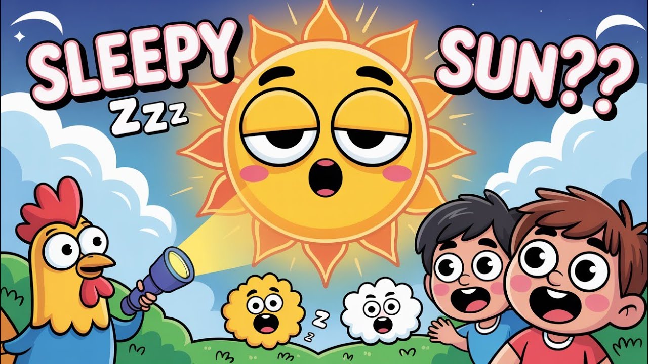 The Sleepy Sun’s Silly Adventure ☀️ | Fun Kids Cartoon for Ages 3–7 ...