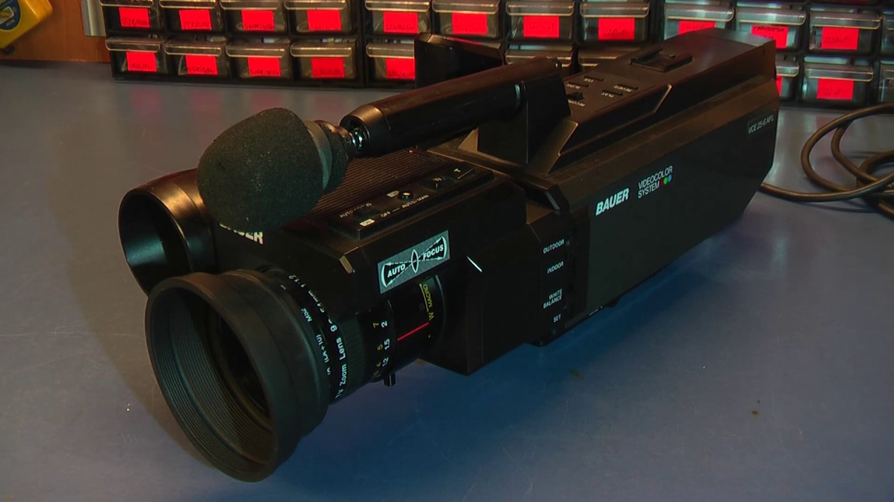 Bauer VCE 25-6 AFL tube video camera - YouTube