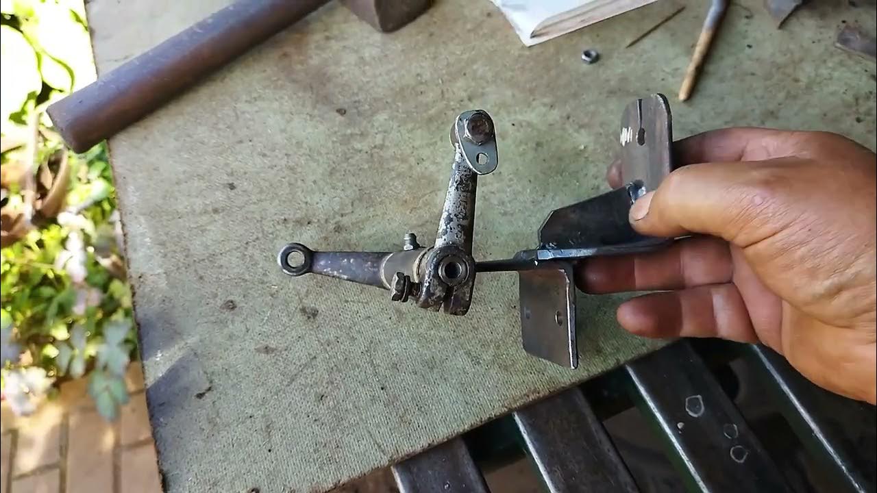 Самодельный трактор. Как вариант. Педаль газа.Ручной газ. - YouTube