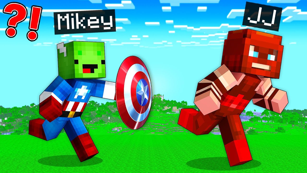 JUGGERNAUT Speedrunner vs CAPTAIN AMERICA Hunter : JJ vs Mikey Battle in Minecraft Maizen! - YouTube