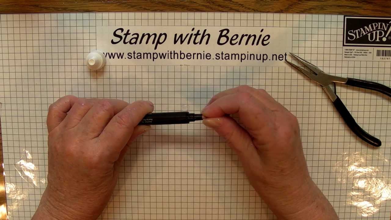 Cardmaking Ideas-Filling Blender Pens Video - YouTube
