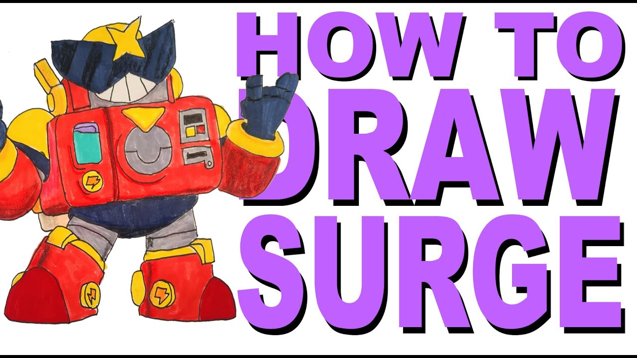 How to draw Surge (Brawl Stars) - YouTube