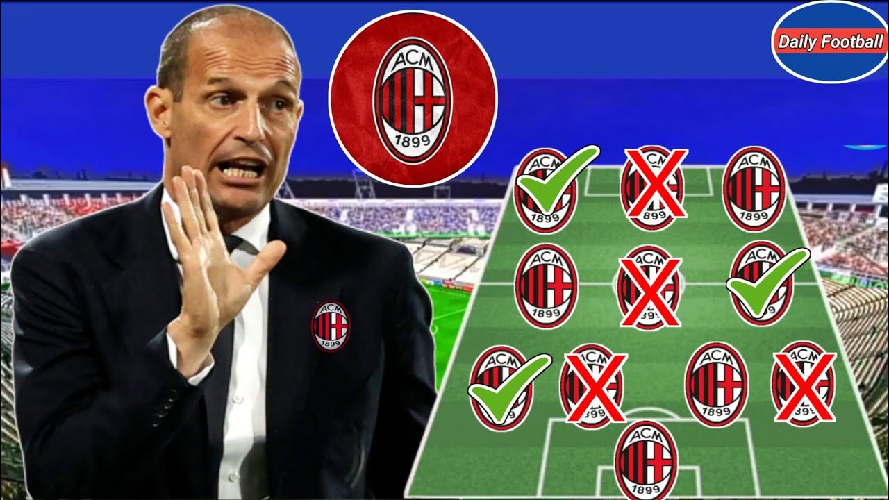 Ac Milan New Manager Allegri 😍 Allegri Dream Lineup For Ac In Next ...