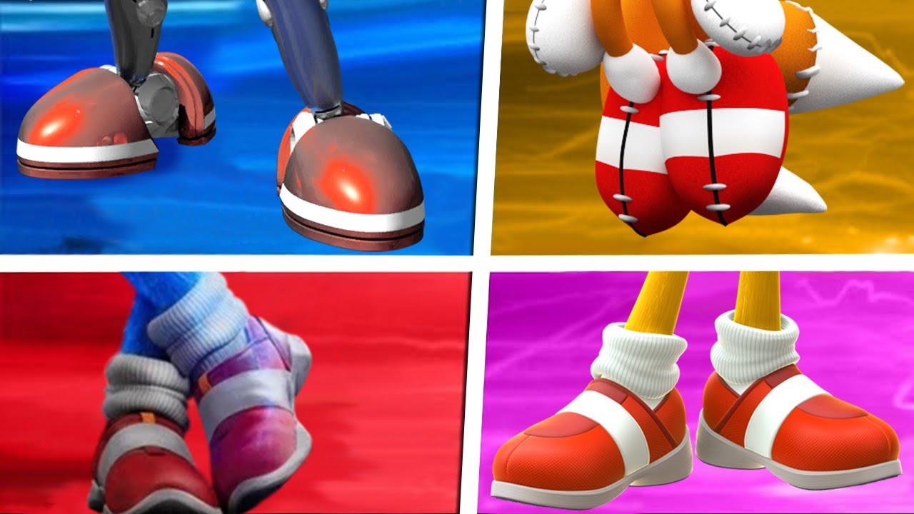 Sonic The Hedgehog Movie Choose Your Favourite Sonic Shoes (Metal Sonic ...