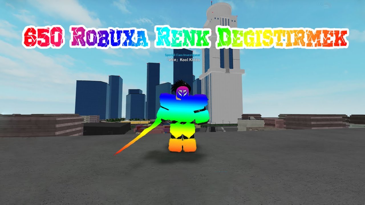 Renk Değiştirmek için 650 Robux Harcamak!!! *Siyah Çıktı Mı? *(Sürpriz ...
