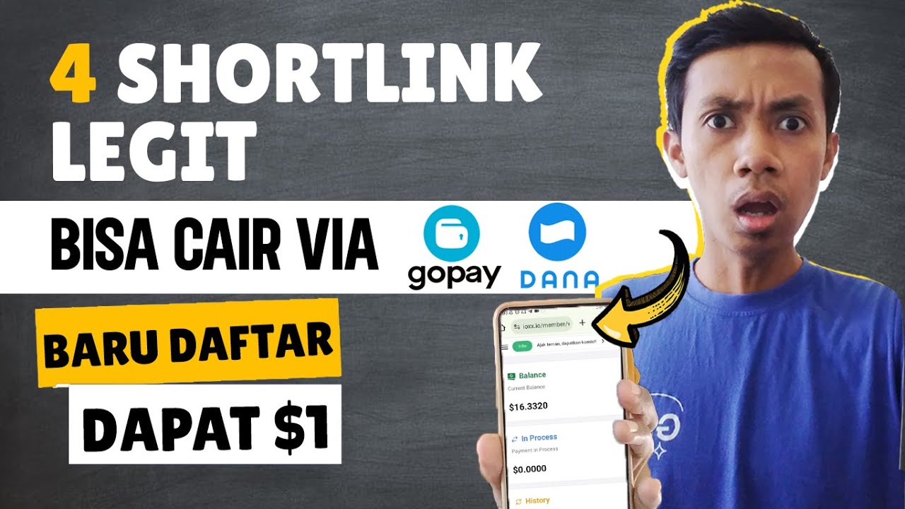 PASTI LEGIT! 4 SHORTLINK TERBUKTI BAYAR HINGGA RATUSAN DOLLAR - CARA HASILKAN UANG DARI ...