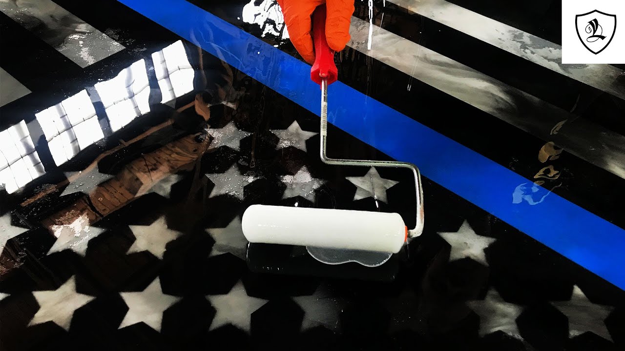 Tribute to a Fallen Officer | Epoxy Police Flag - YouTube