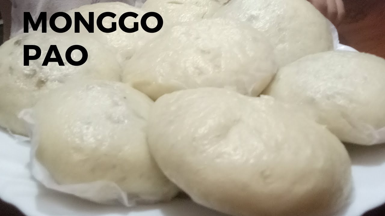 Monggo Pao /Steamed Buns with Sweet Mungbean Fillings - YouTube