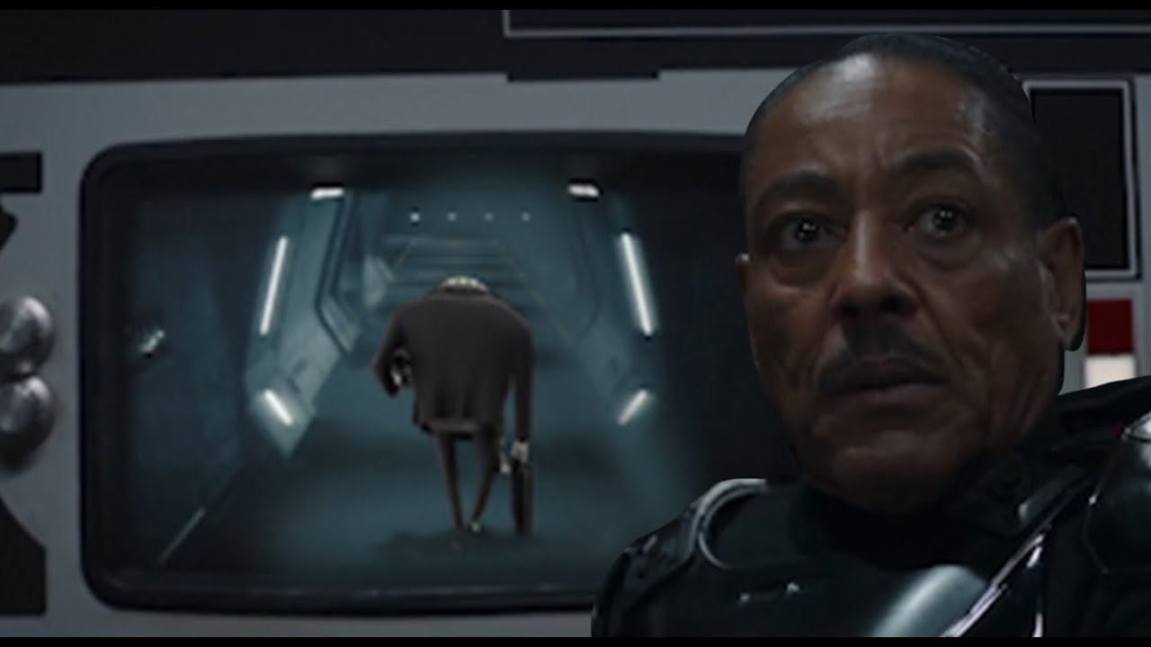 Gru in the Mandalorian Hallway Scene - YouTube