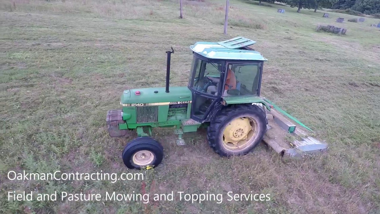 Aerial View of Agricultural Topping - YouTube