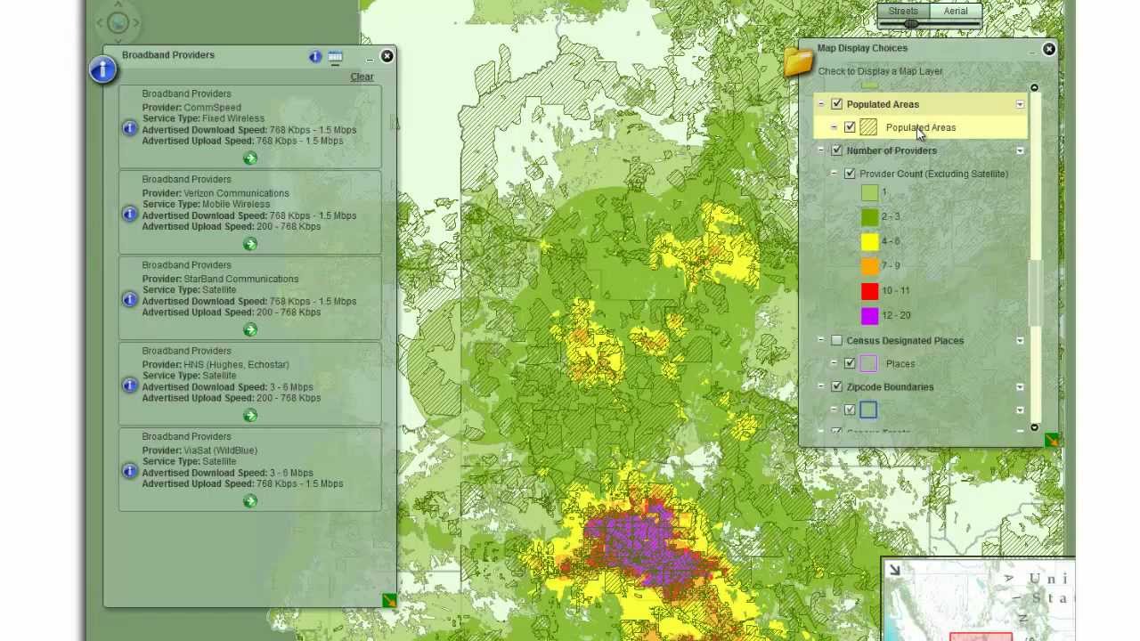 07: Displaying the Map Layers - Arizona Broadband Map - YouTube