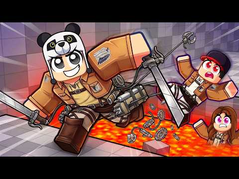 NOOB GİBİ DAVRANDIM, SONRA +1 Speed Attack on Titan Escape'te OP TİTAN İLE HEPSİNİ EZDİM! 😈