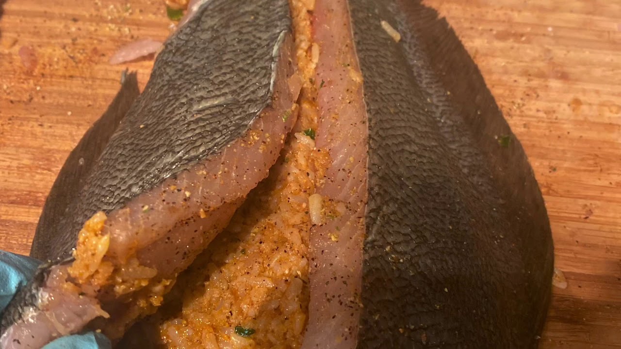 CATCH, CLEAN, COOK! Seafood boudin stuffed flounder & baked redfish ...