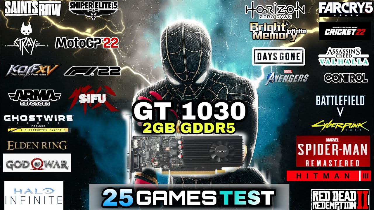 GT 1030 In Late 2022 | 25 Games Test | Nvidia GT 1030 In 2022 ! - YouTube