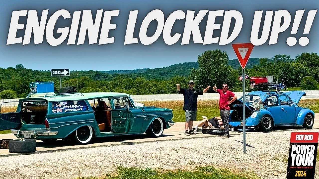 Engine BLEW UP On Hot Rod Power Tour 2024!! Can We Keep Going!?! - YouTube