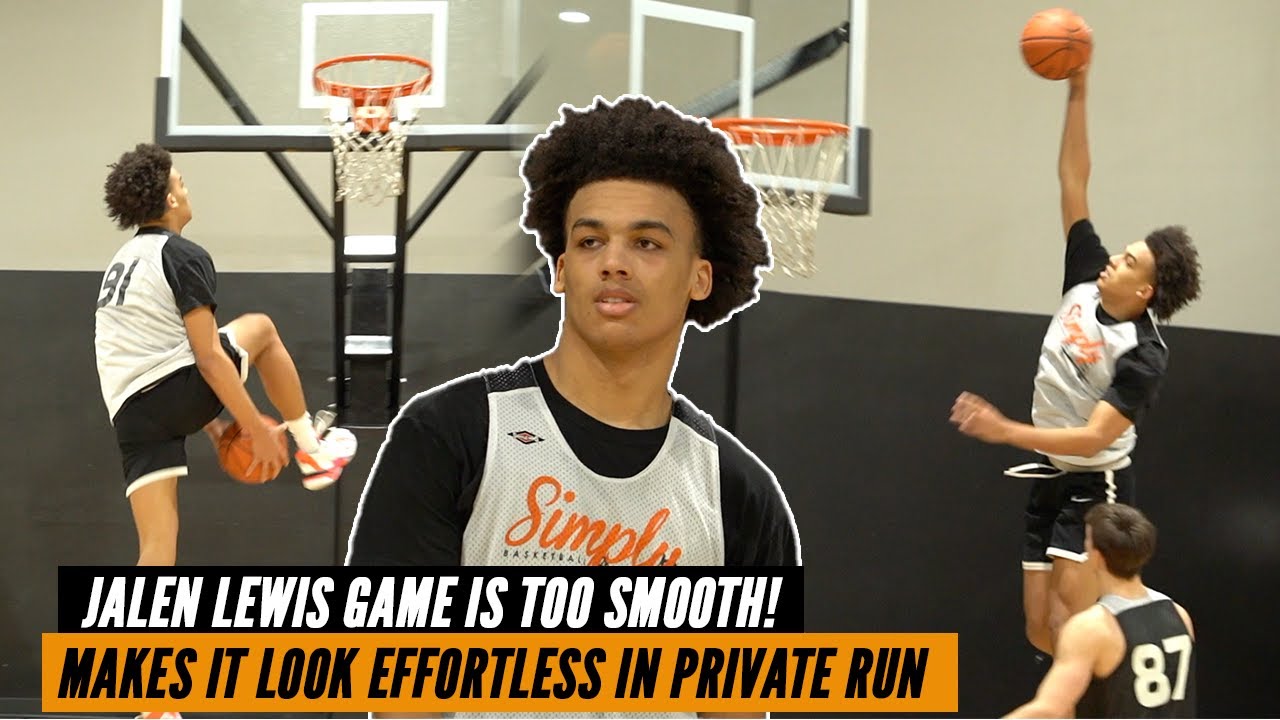 Jalen Lewis #2 2023 In the Nation | Makes it Look Effortless In Private ...