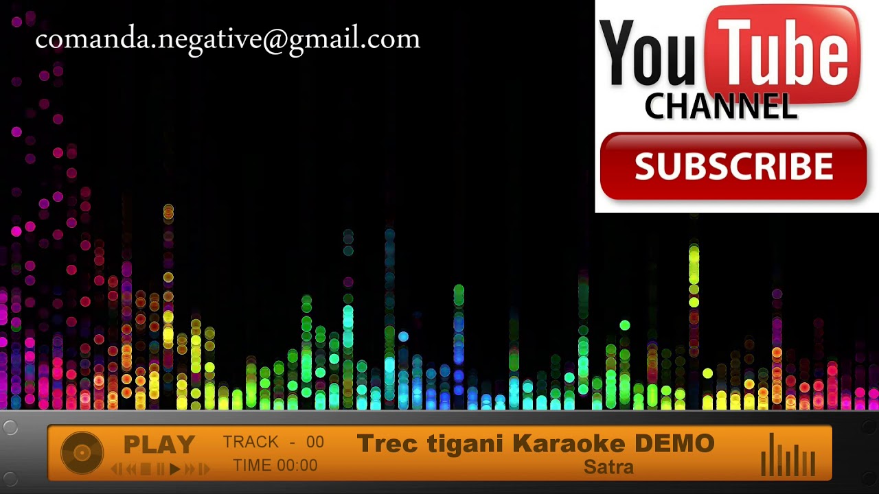 Satra - Trec tigani Karaoke DEMO Negativ Instrumental - YouTube