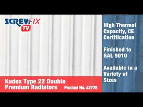 Screwfix Kudox Type 22 Double Premium Radiators - YouTube
