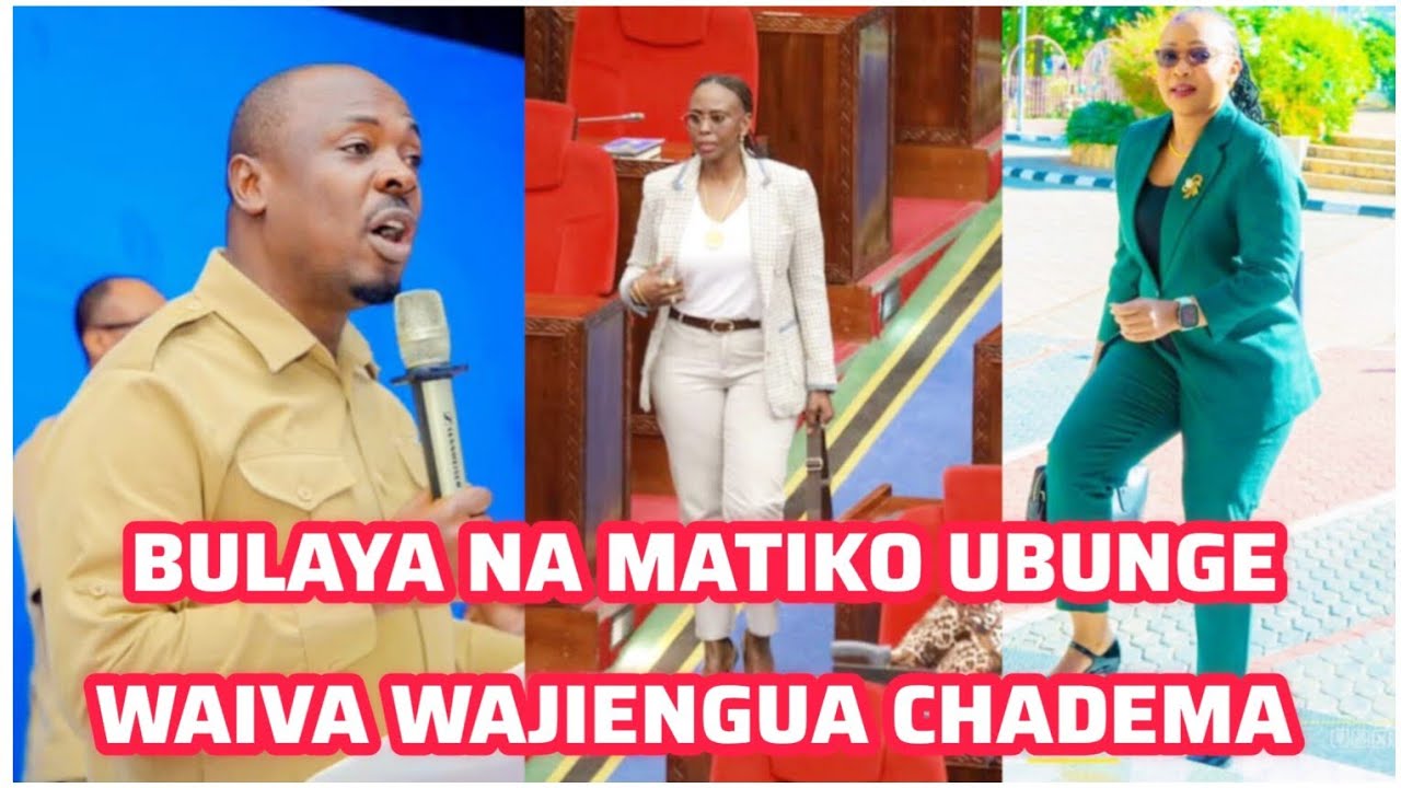 ESTER BULAYA NA MATIKO MAMBO YAIVA UBUNGE WAIKACHA CHADEMA NA "NO ...