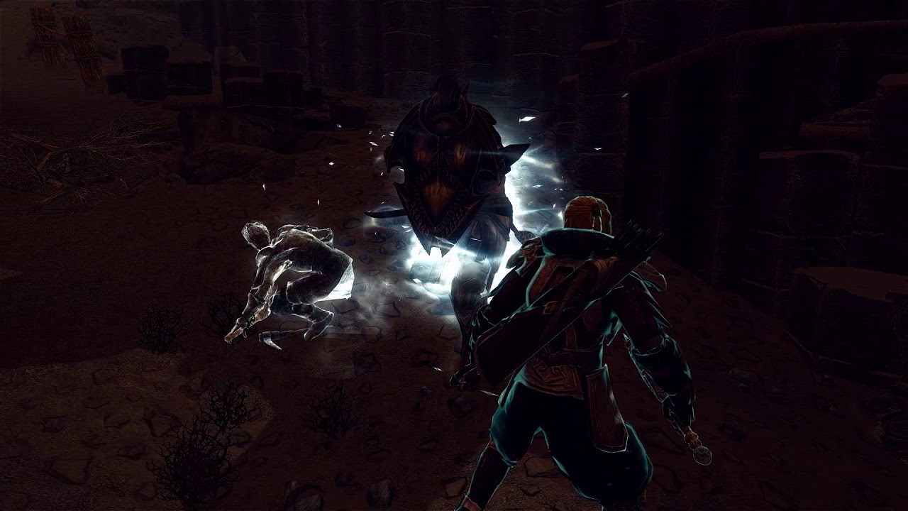 Skyrim Battles - Ebony Warrior vs Frea & Ralis Sedarys 1/2 - YouTube