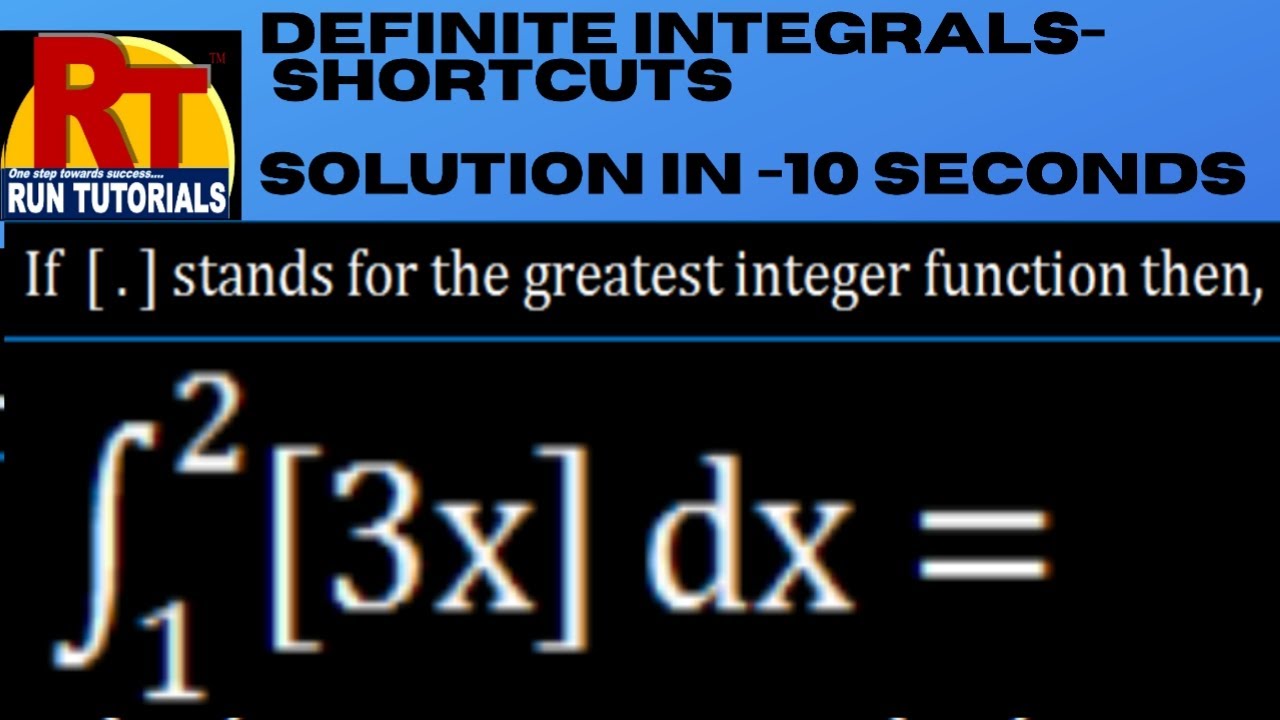 INTEGRATION SHORTCUTS //DEFINITE INTEGRALS(GIF)- SOLUTION IN 5 SECONDS ...