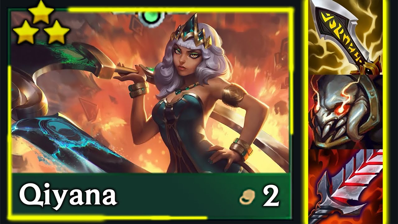 How Strong Is The New Qiyana Reroll ⭐⭐⭐ Tft Set 9 5 Youtube