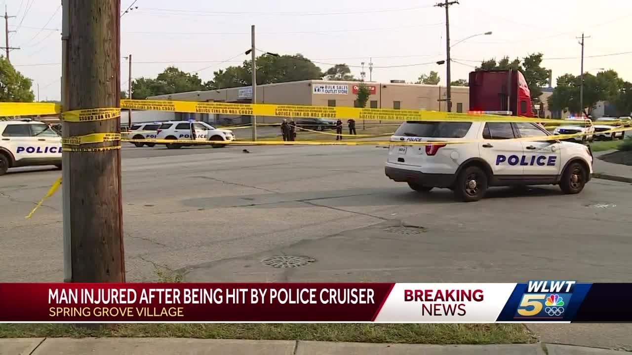 Chief: Man hospitalized after being hit by police cruiser in Spring ...