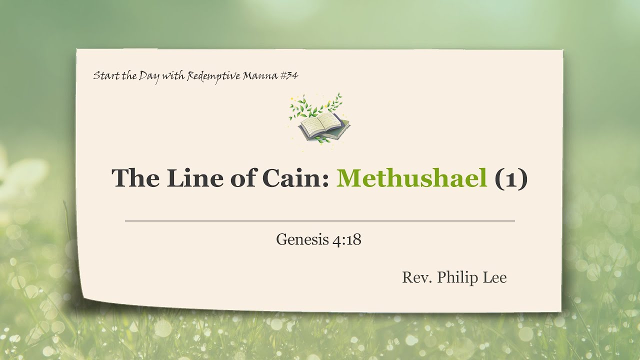 #34 [Thur, April 18, 2024] Start the Day with Redemptive Manna - The ...