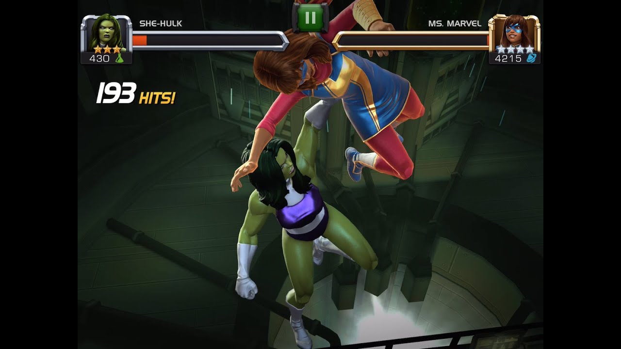 She-Hulk vs. Ms. Marvel (Kamala Khan) | Marvel Contest of Champions ...