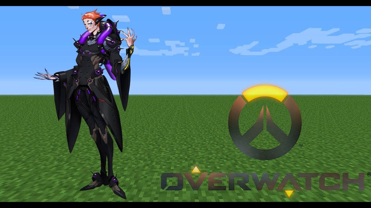 Minecraft: Pixel Art Tutorial:Moira(Overwatch) - YouTube