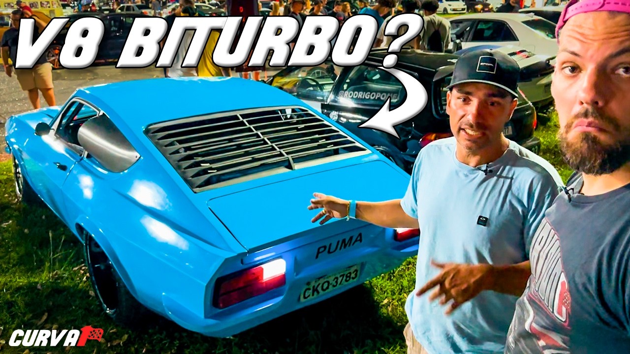 PUMA V8 PAROU O ENCONTRO DE CARROS! - YouTube