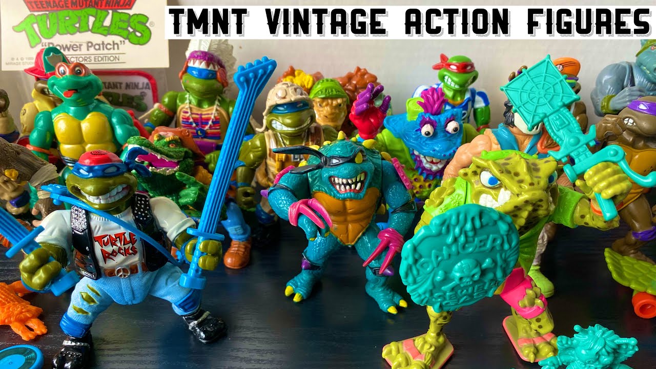 TMNT Vintage Action Figure Collection | 80s & 90s - YouTube