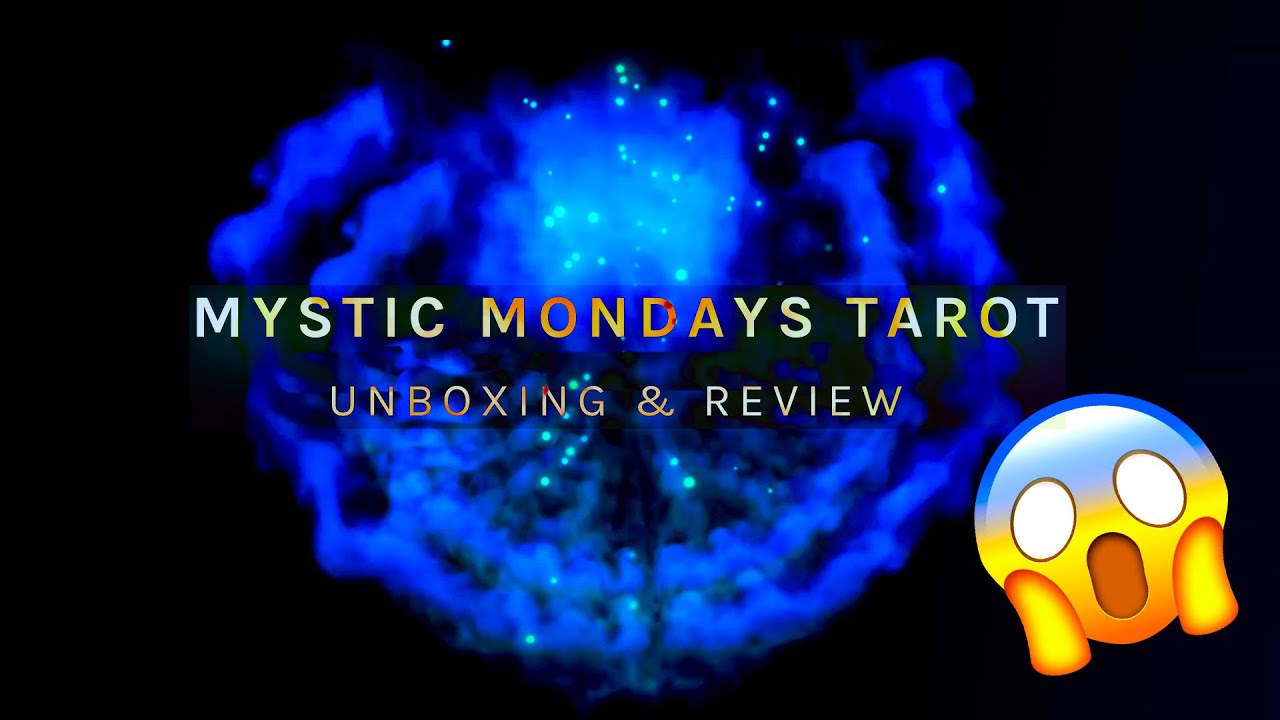 MYSTIC MONDAYS TAROT UNBOXING AND REVIEW. MUST WATCH BEFORE YOU BUY! 😱 ...