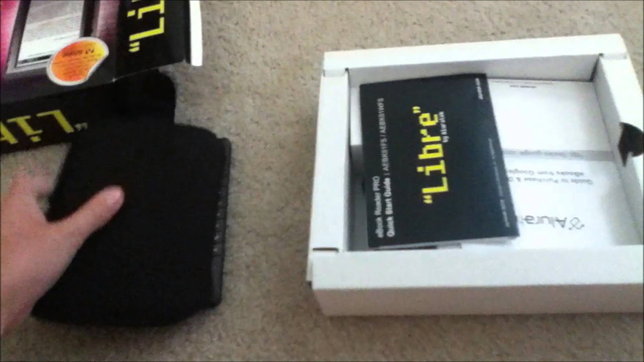 Aluratek Libre eBook Reader Pro Unboxing - YouTube