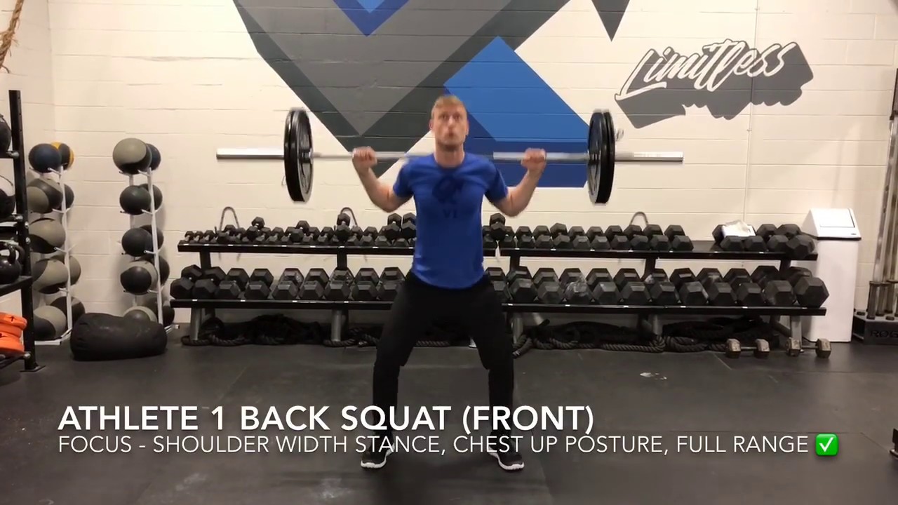 Back Squat Test for Hip Mobility - YouTube