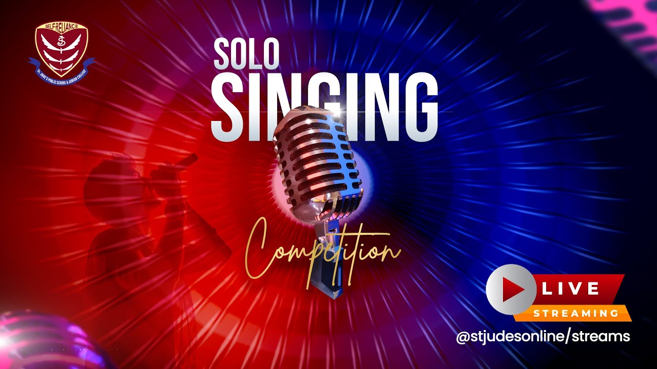 St. Jude's Public School & Junior College Solo Singing Competition 2024 ...