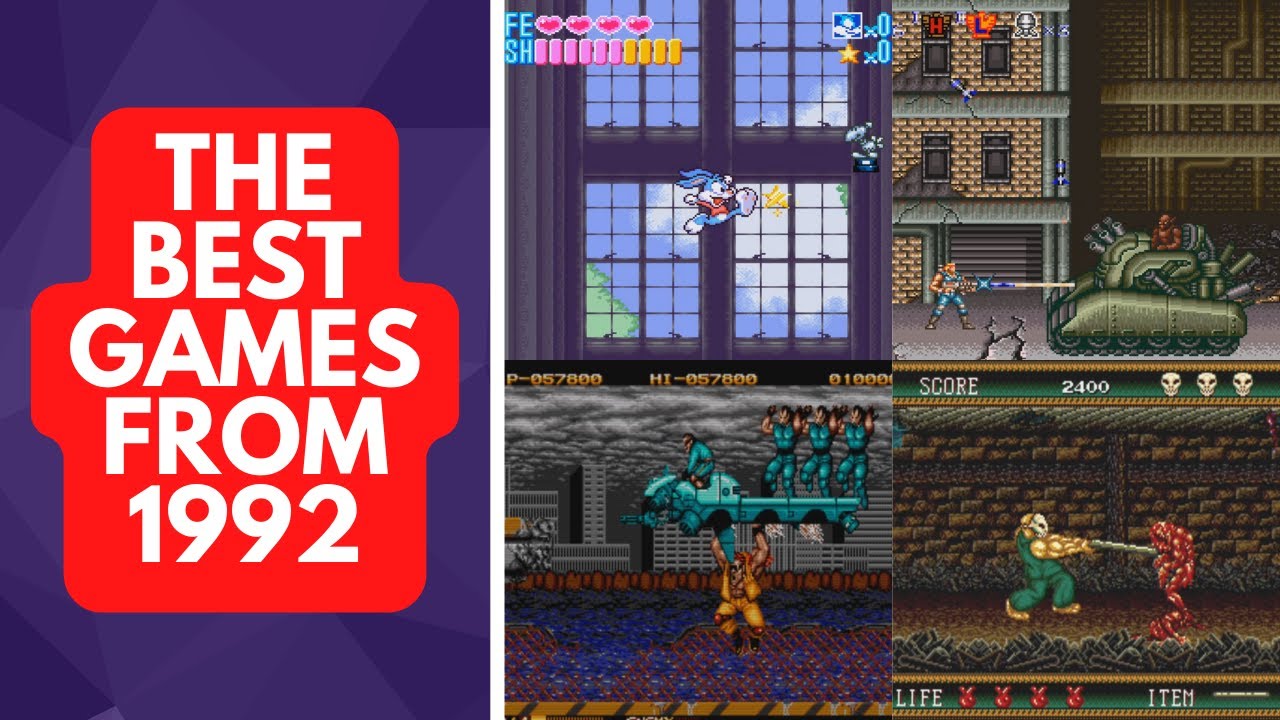 The Best Video Games from 1992 / SNES & Mega Drive Classics - YouTube