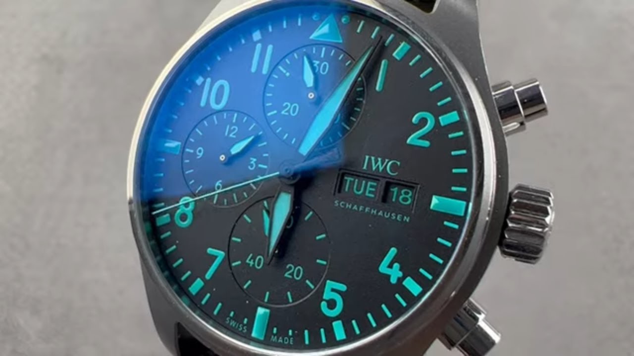 Lewis Hamilton's IWC Pilot's Watch Chronograph "Mercedes-AMG Petronas ...