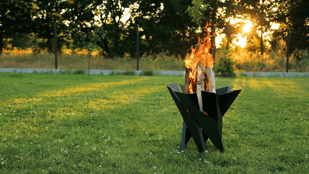Montaj vatra de foc 🔥 exterior tip fire pit pentru gradina sau curte ...