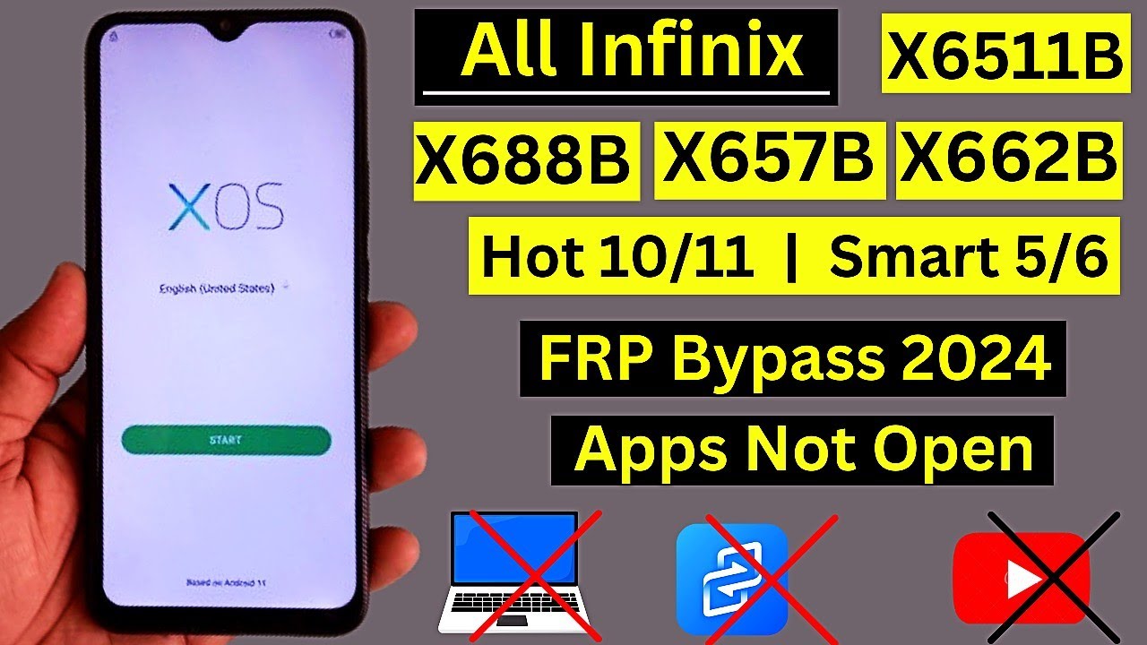Infinix X688B / X657B / X6511B / X662B Frp Bypass 2024 Android 11 ...