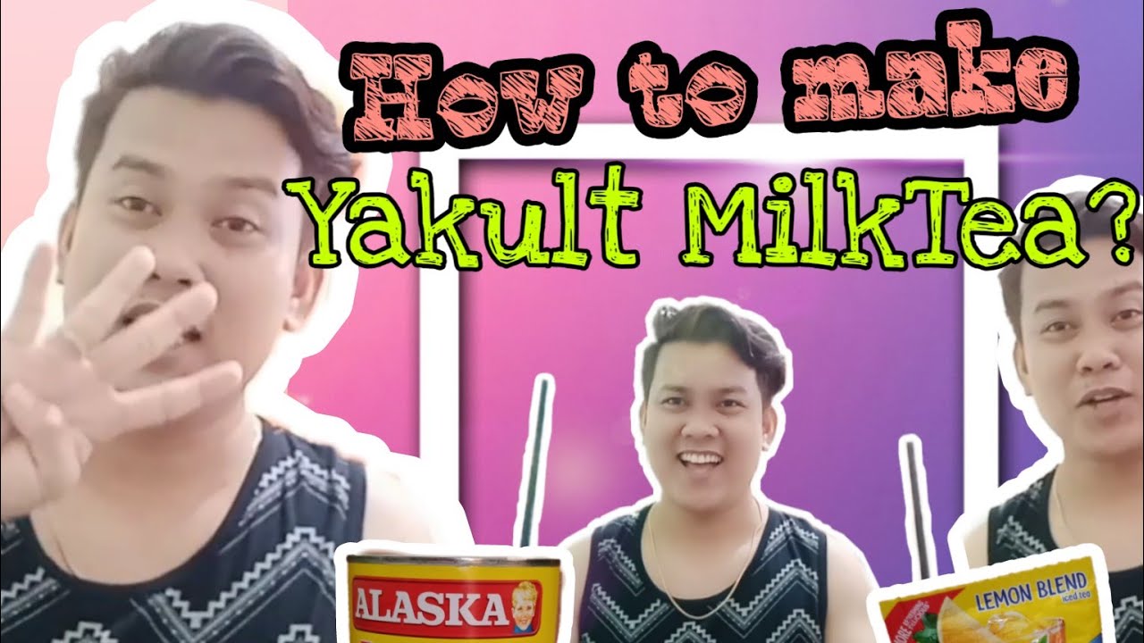How to Make Homemade Yakult Milktea? - YouTube