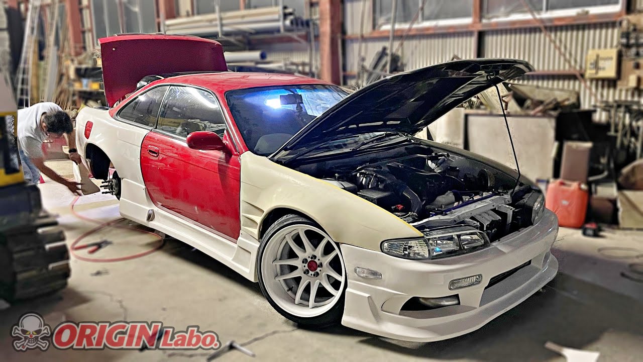 MONTAMOS O NOVO BODY KIT ORIGIN LABO NO S14 🔥 - YouTube