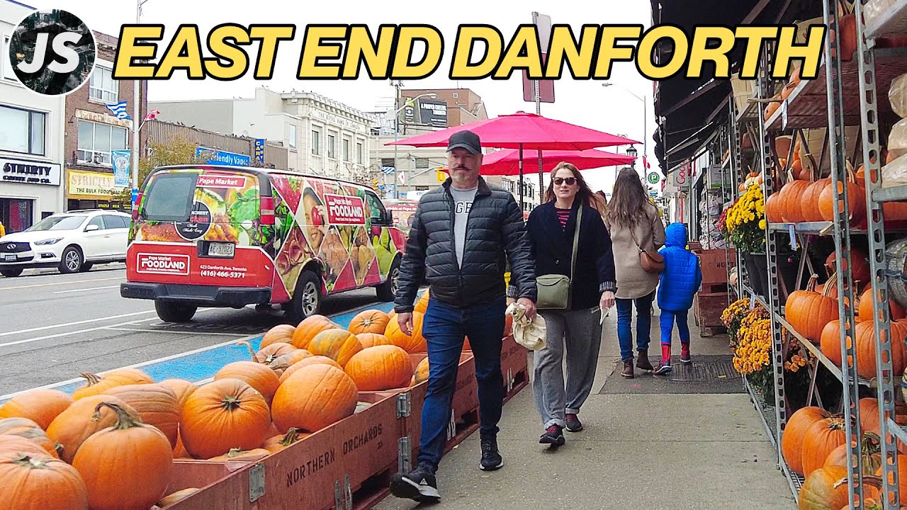 Stacked to Coxwell Station | Saturday Toronto Danforth Walk - YouTube