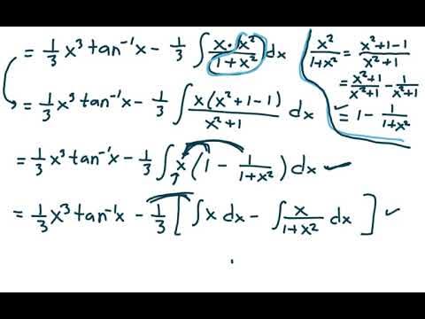 Calculus 2, final review, Integration by Parts, 2 examples, @jonathansegal7398 - YouTube