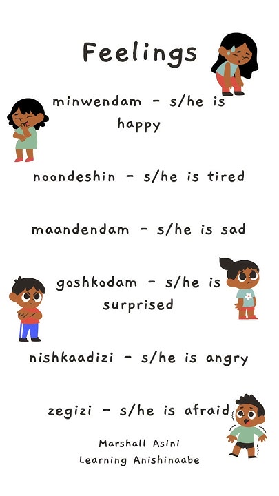 How to speak Ojibwe: Feelings #ojibwe #languagelearning #fyp # ...